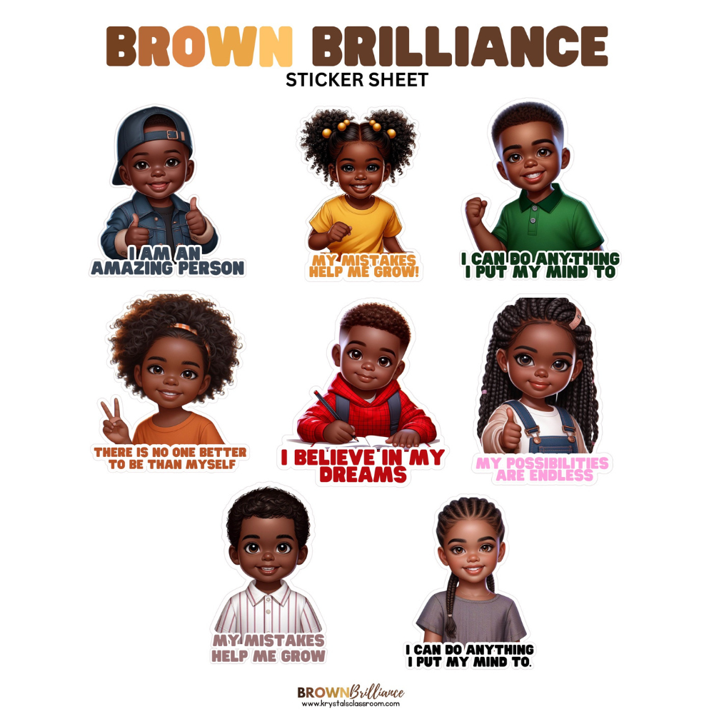 Stickers – Brown Brilliance Collection